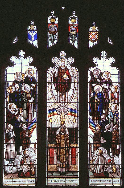 Stained glass war memorials in Cornwall